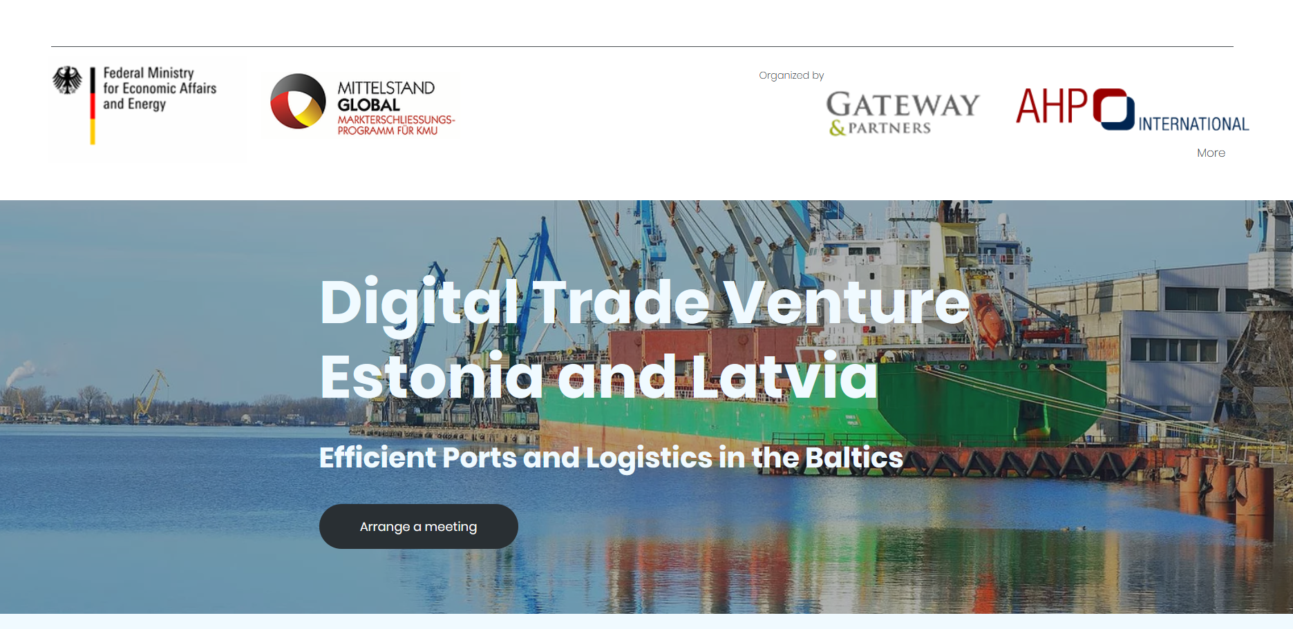 Digital Trade Venture Estonia and Latvia - 4PL Intermodal